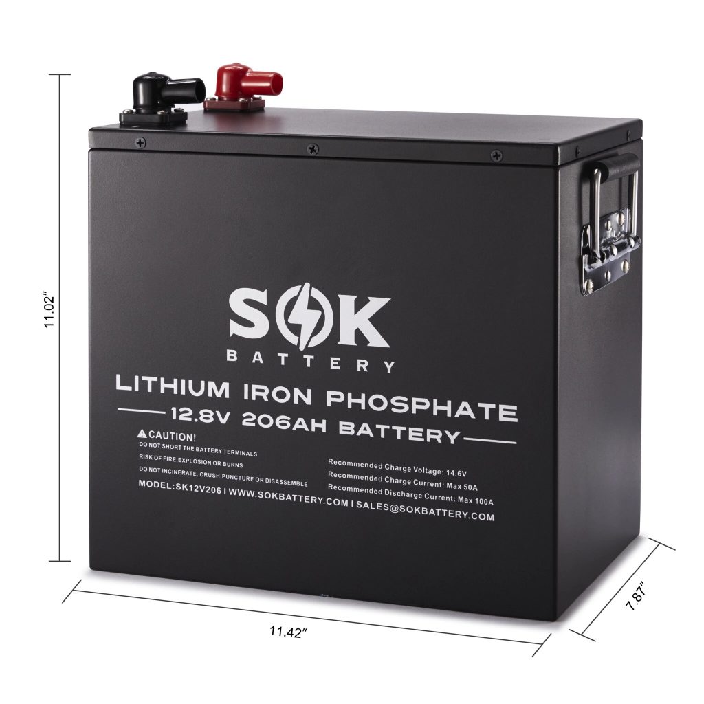 SOK Battery LiFePO4 12V 206Ah - Dandelion Renewables